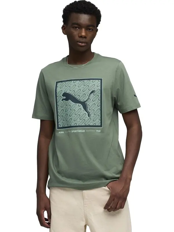 PUMA Pattern Box T-shirt - Green
