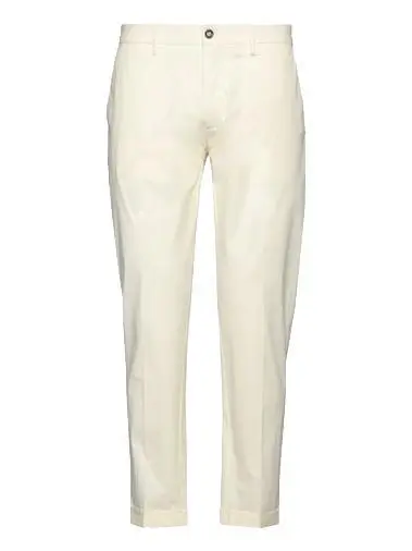 LIU •JO MAN Tapered Leg Chino Pants - Off White