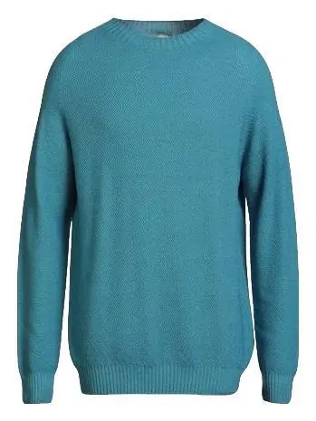 H953 Sweater In Merino Wool - Blue