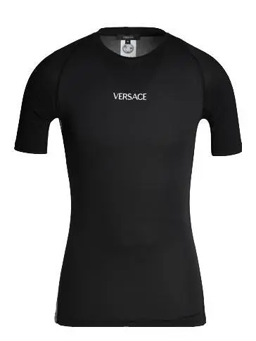 Versace T-shirt Size Polyester, Elastane, Polyamide - Black