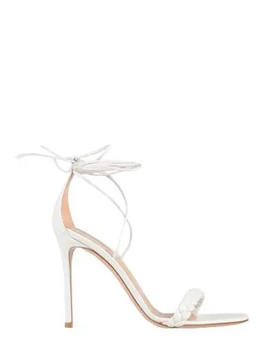 GIANVITO ROSSI Leather Sandals - White