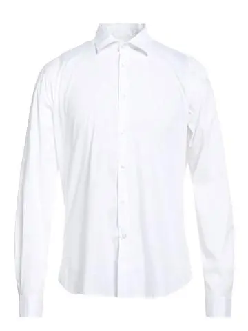 MANUEL RITZ Shirt Size Cotton, Elastane - White