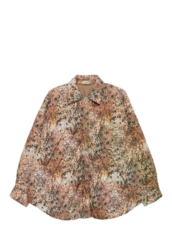 JNBY Floral Diamond Cut Jacket - Brown