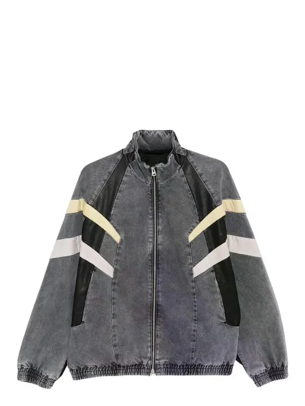 CROQUIS Patchwork Denim Jacket - Grey