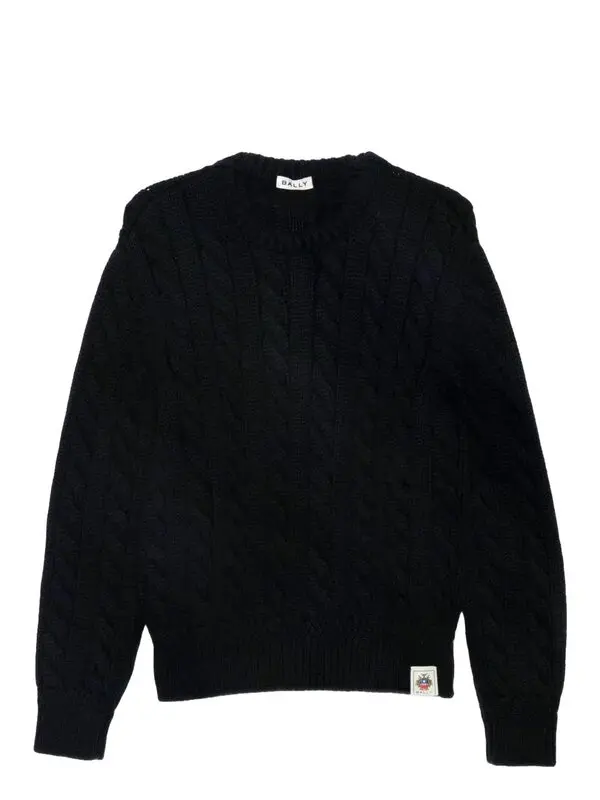 Bally Cable-knit Sweater - Blue