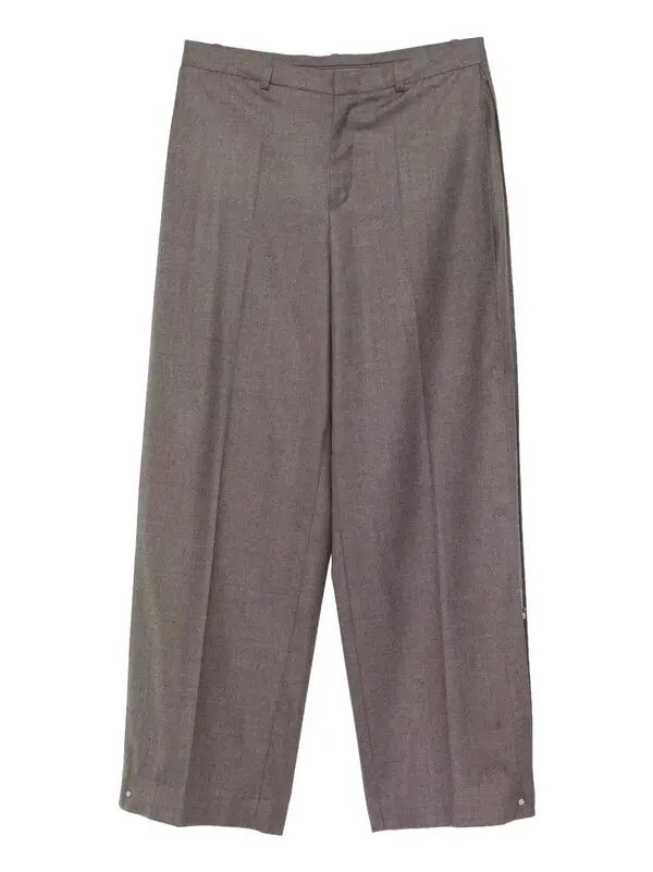 JNBY Wool Jacquard Trousers - Grey