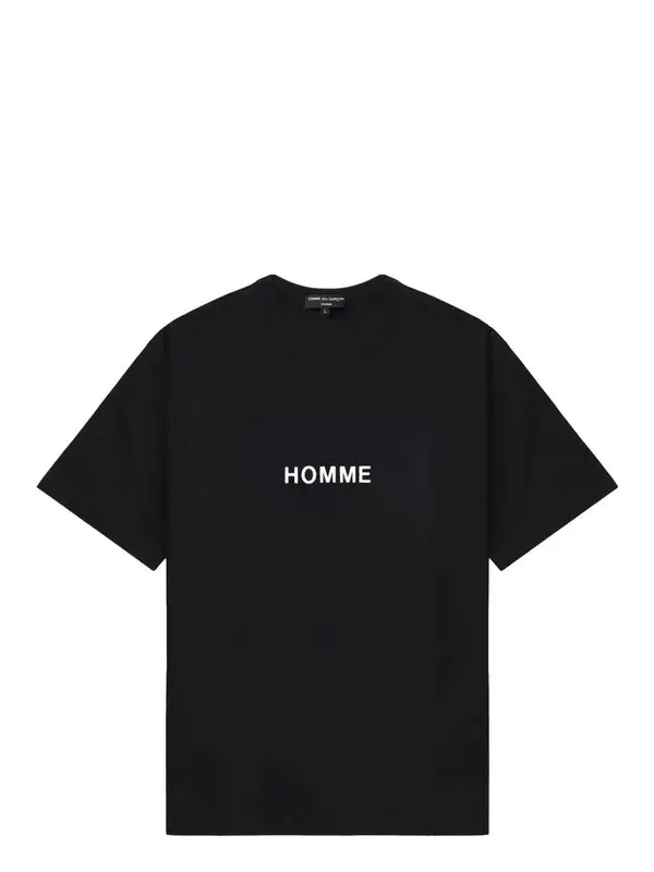 Comme Des Garçons Logo-print T-shirt - Black