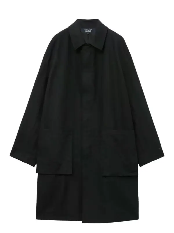Comme Des Garçons Collared Coat - Black