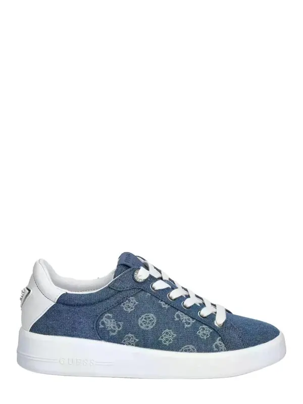 Guess Denim Low-top Sneakers - Blue