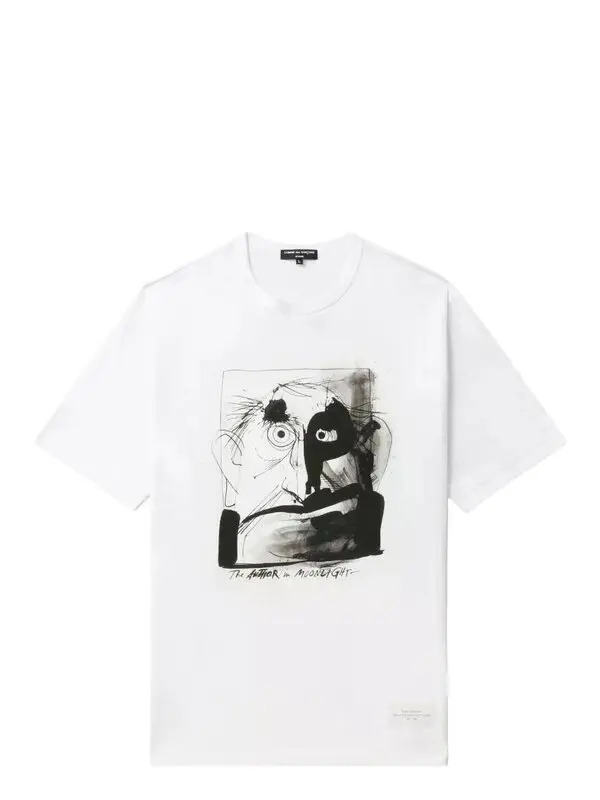 Comme Des Garçons Graphic-print T-shirt - White