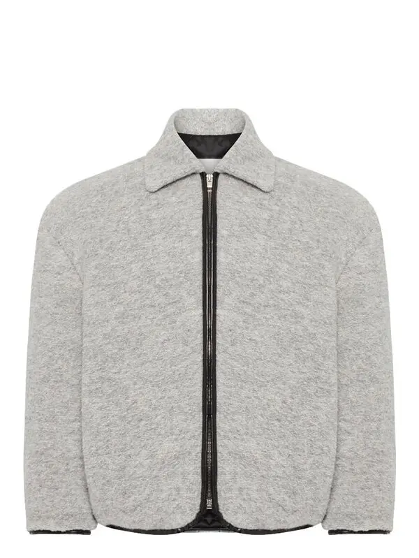 JW Anderson Contrast Trim Casual Jacket - Grey