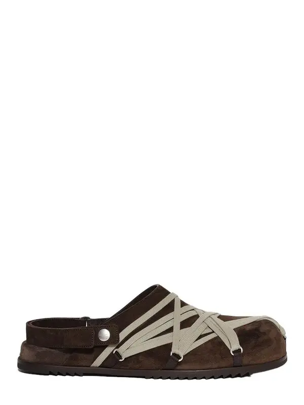 Rick Owens Concordians Megalace Mule - Brown
