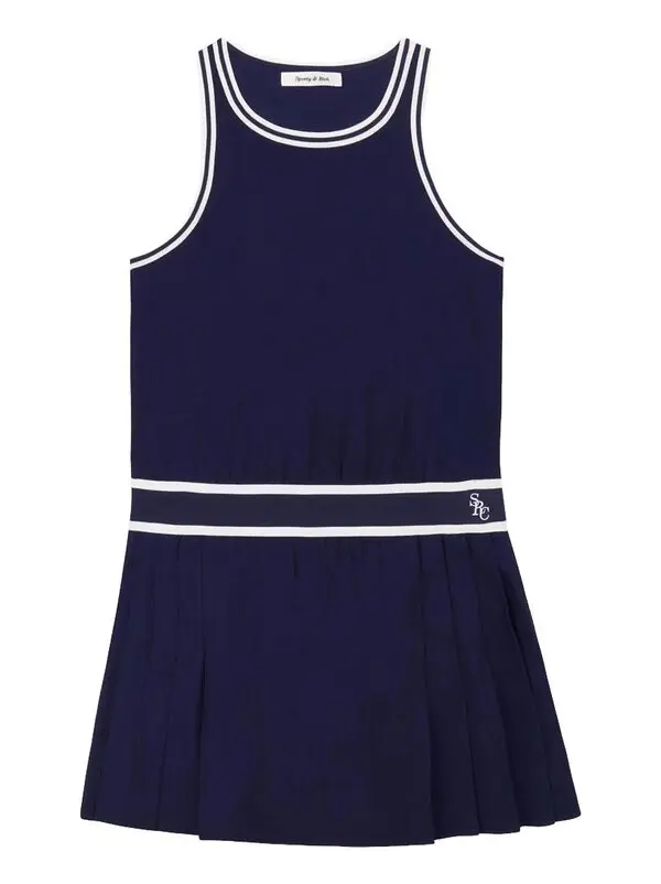 SPORTY & RICH Phoebe Mini Dress - Blue