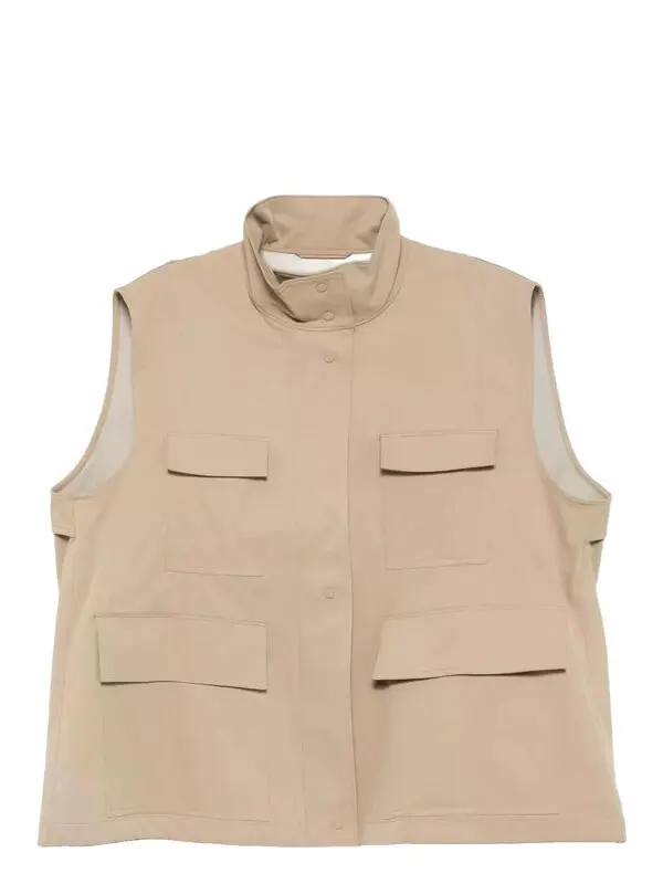 JNBY Four-pockets Military Vest - Brown