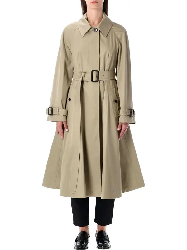 Burberry Ellingham Fit-and-flare Coat - Quill