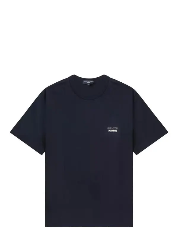 Comme Des Garçons Logo-print T-shirt - Blue