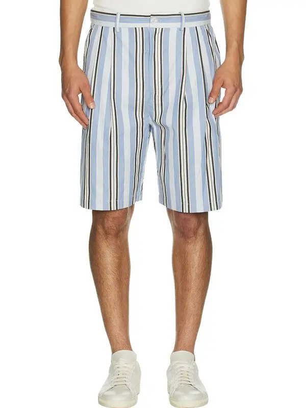 Simkhai Hugh Shorts - Blue Multi Stripe