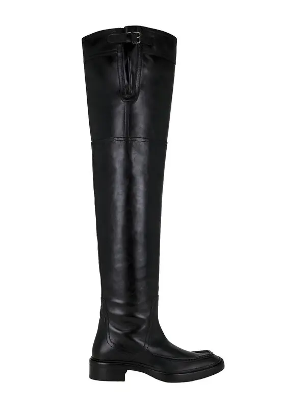 Saint Laurent Joe 25 Over-the-knee Boots - Black