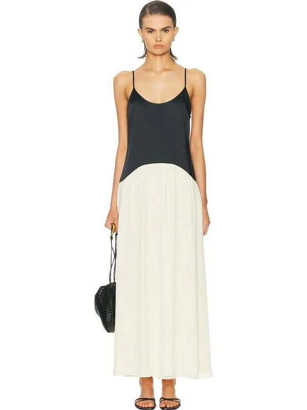 Solid & Striped The Talulla Dress - Noir & Brule