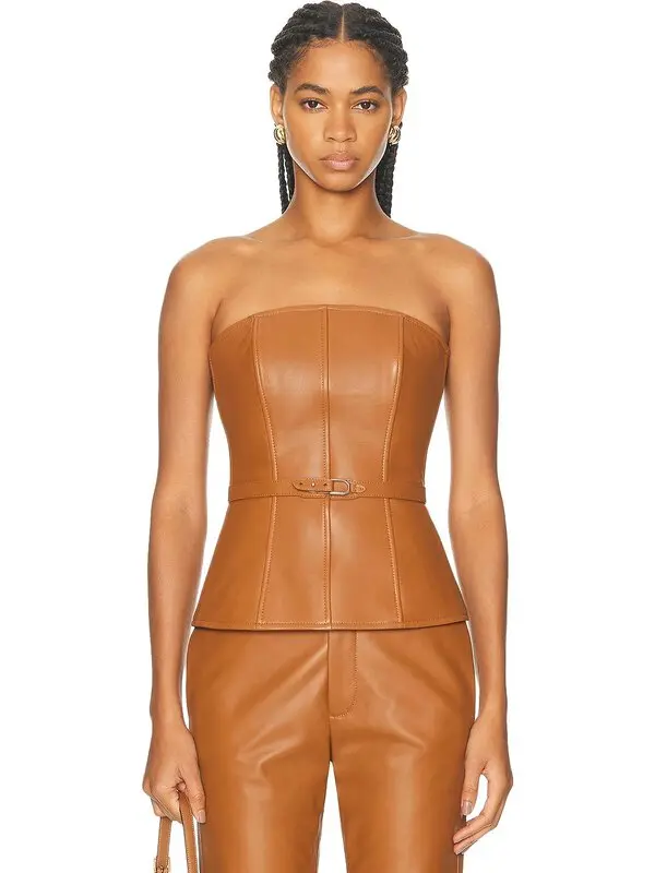 Ralph Lauren Chelsey Blouse - Light Toffee