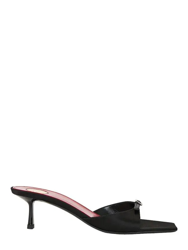 Saint Laurent Lydia Kitten Heel - Nero