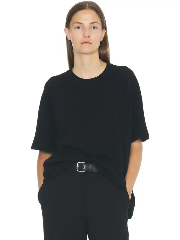 THE ROW Lynara Top - Black