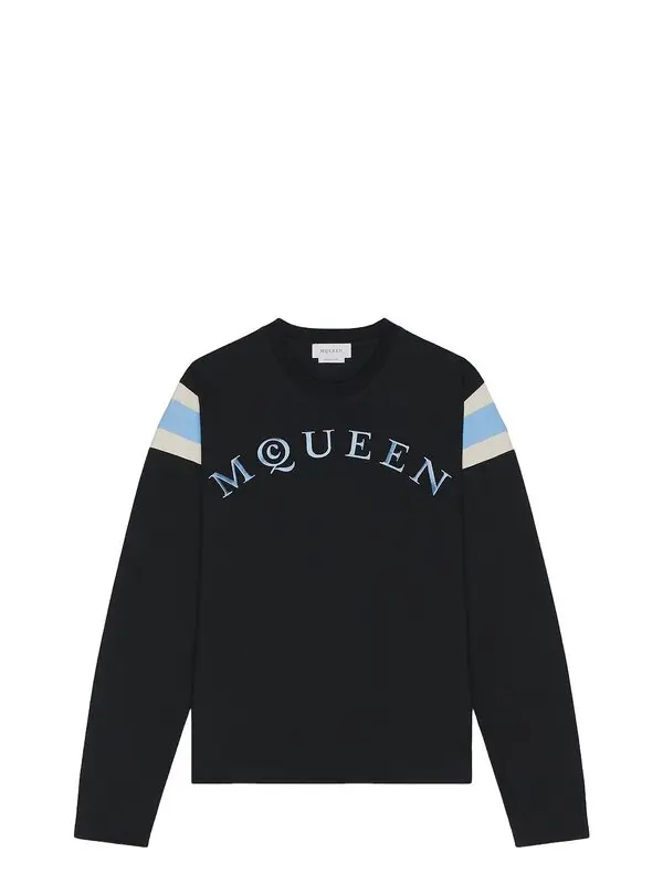 Alexander McQueen Embroidered Logo Sweatshirt - Black