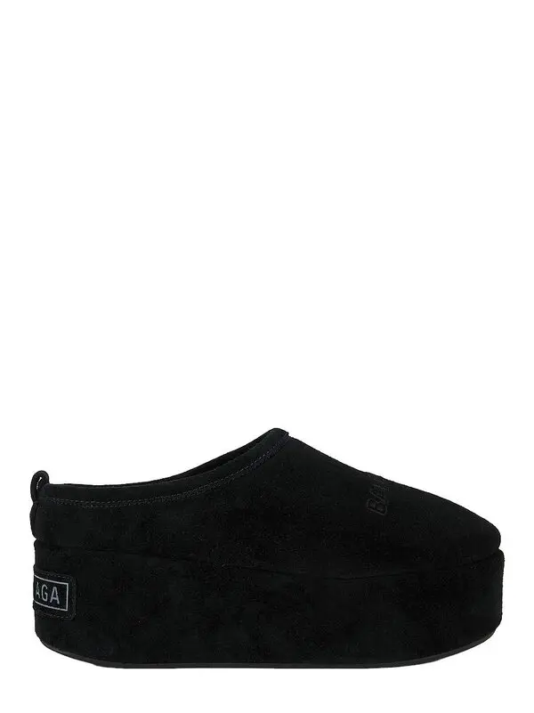 Balenciaga Alaska Platform Slides - Black