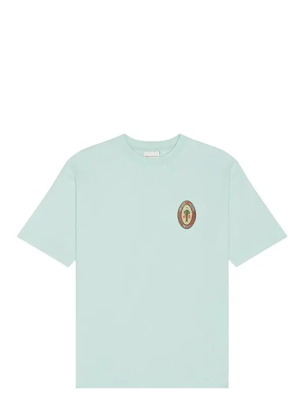 Drole De Monsieur Le T-shirt In Baby Blue - Lagoon Blue