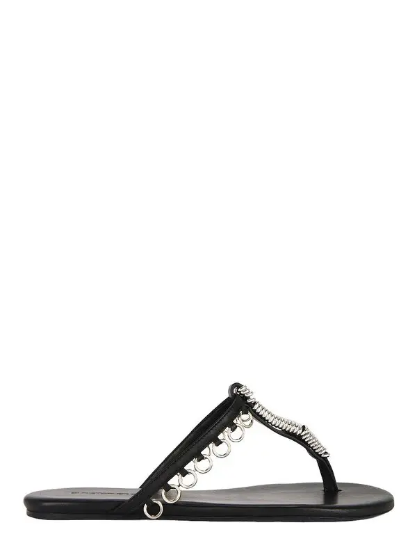 Christopher Esber Pierced Flip Flop - Black