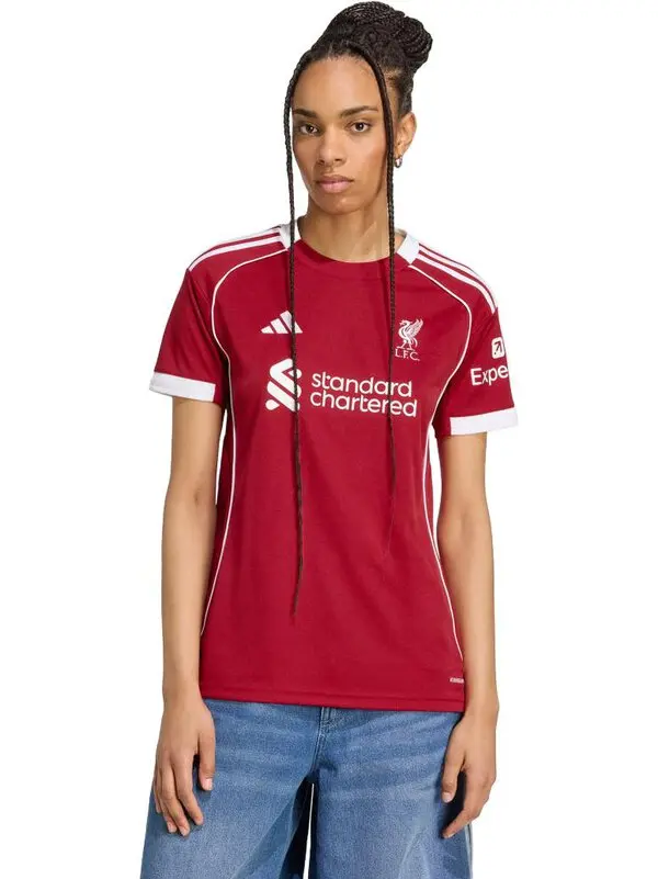 Adidas Liverpool Fc 25/26 Home Jersey - Strawberry Red