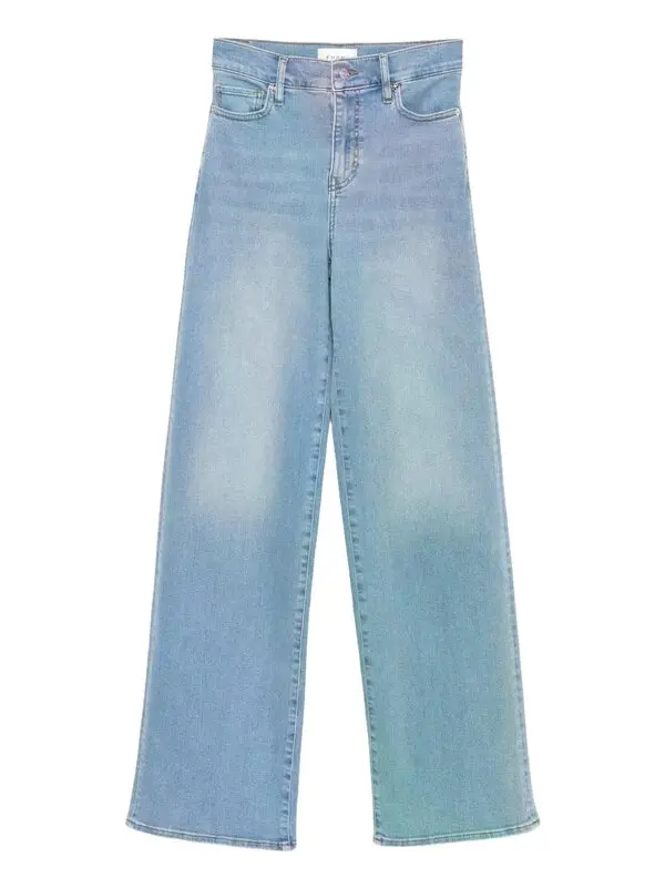 FRAME Slim Palazzo Jeans - Blue