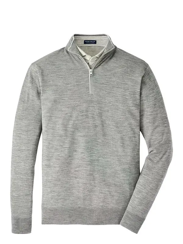 Peter Millar Half-zip Sweater - Grey