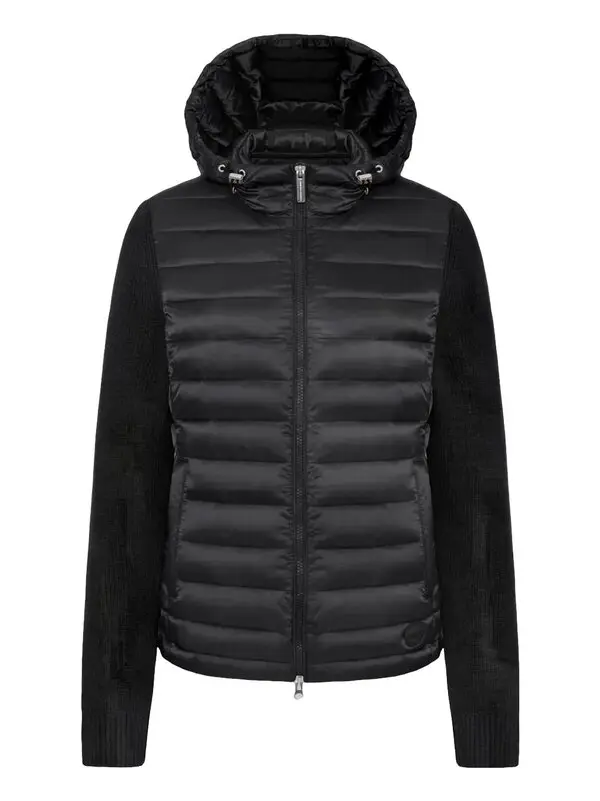 COLMAR Zip-fastening Hooded Quilted Jacket - Black