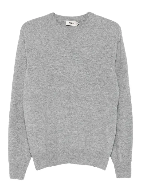 Altea Crew-neck Wool Sweater - Grey