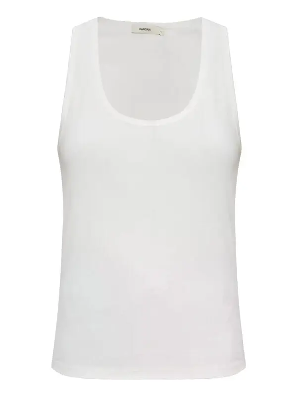 PANGAIA Cotton Tank Top - White