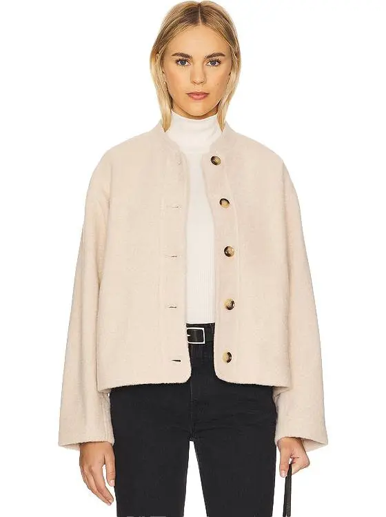ELODIE THE LABEL Jules Half Coat - Beige