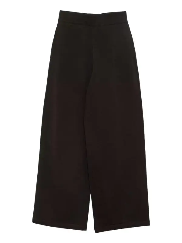LEMAIRE High-waisted Wide-leg Trousers - Brown