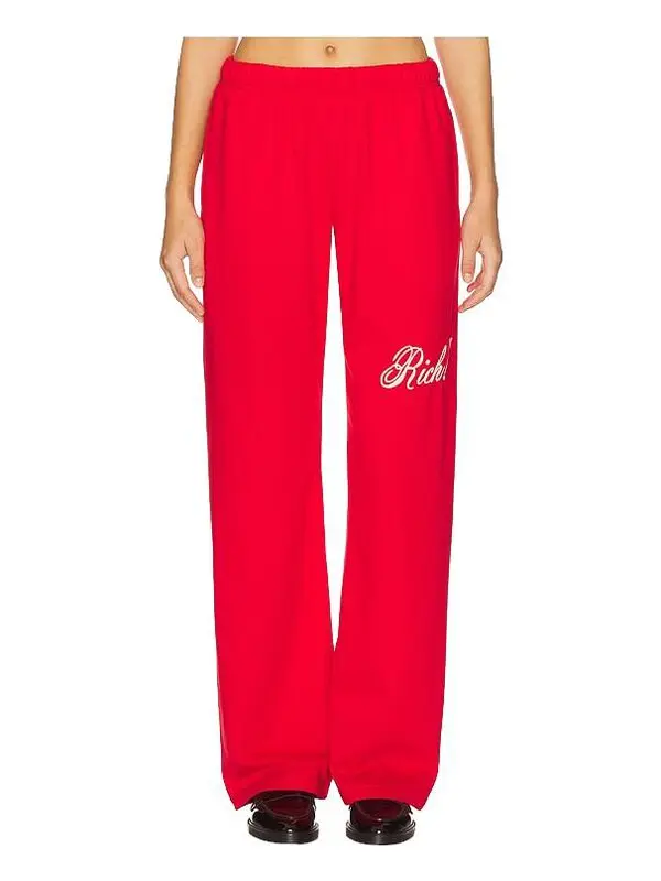 THE MAYFAIR GROUP Wide Leg Sweatpants - Red