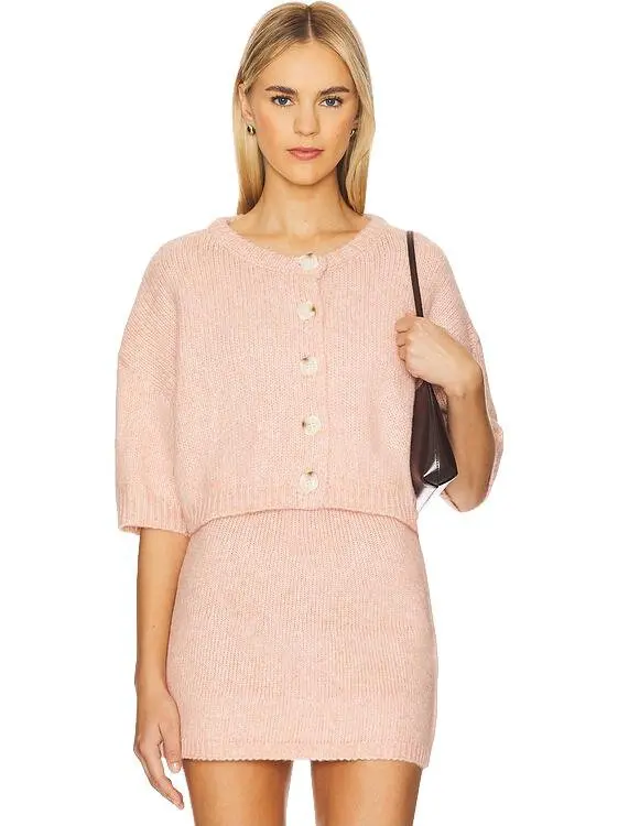 SNDYS Haze Cardigan - Pink Sorbet