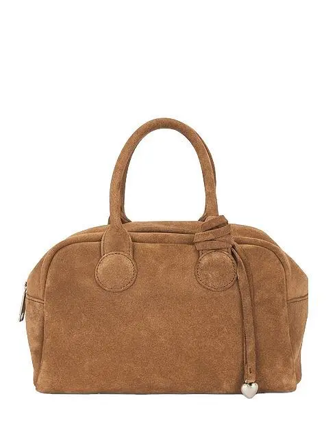MARGESHERWOOD Soft Bowling Bag - Cappuccino Suede