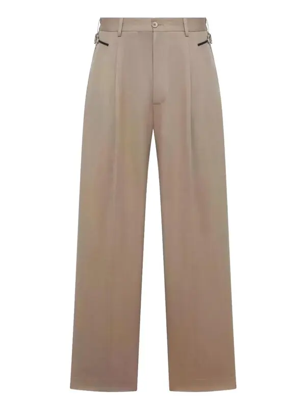 MAGLIANO Pleated-front Trousers - Neutrals