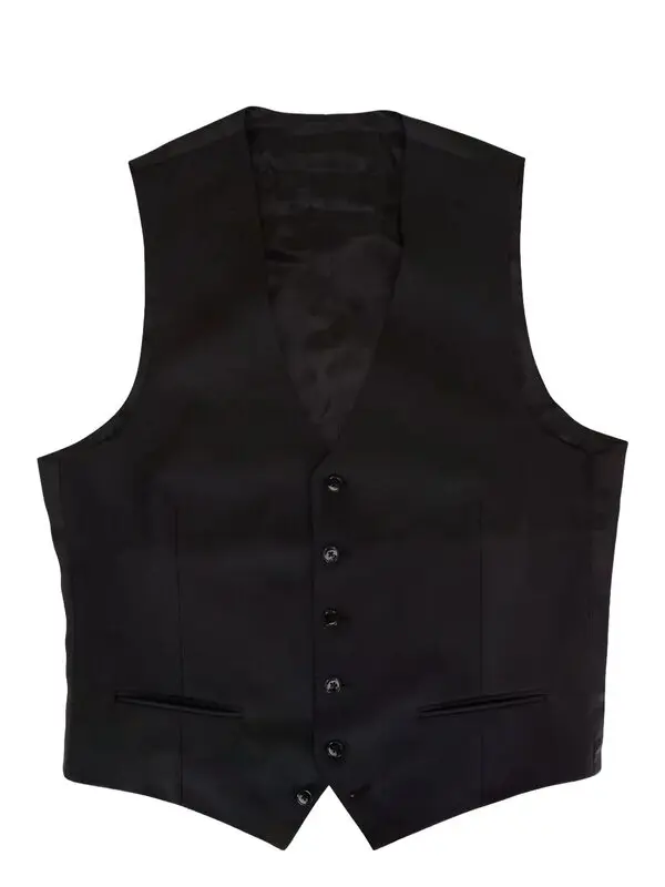 ATELIER MUNRO Button-fastening Waistcoat - Black