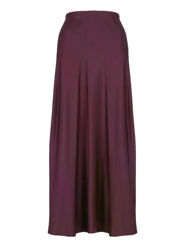 Federica Tosi Straight-hem Maxi Skirt - Purple