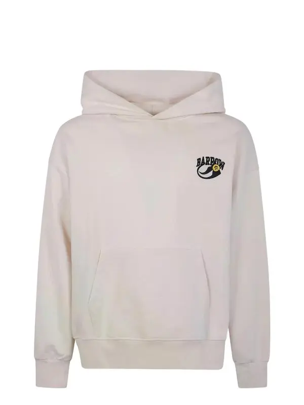 BARROW Teddy-print Hoodie - Neutrals