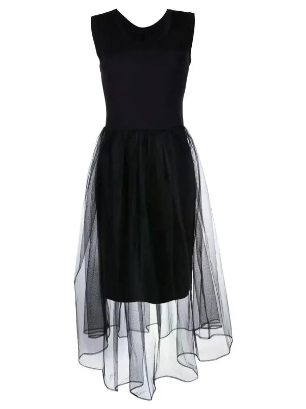 JNBY Tulle-panel Dress - Black