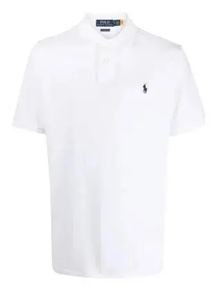Polo Ralph Lauren Classic Fit Short Sleeve Mesh Polo - White
