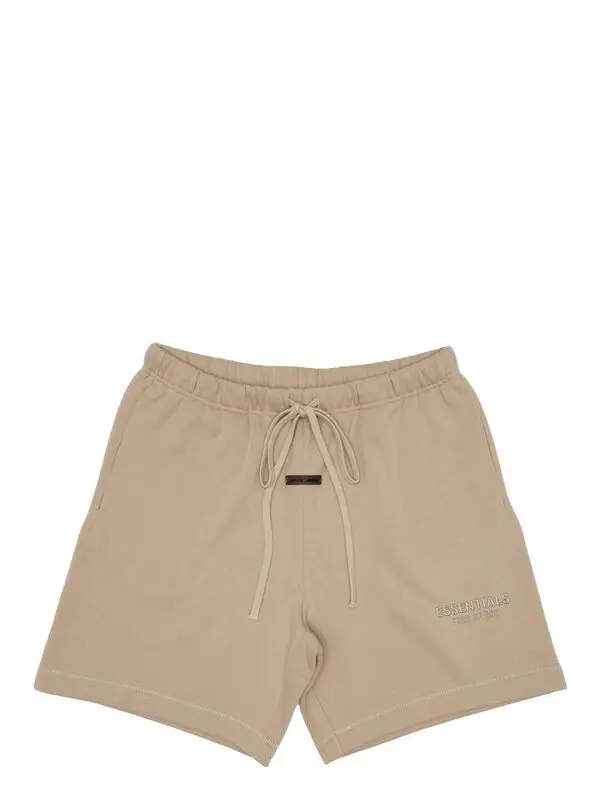 Fear Of God Essentials Soccer Fleece Shorts - Timber
