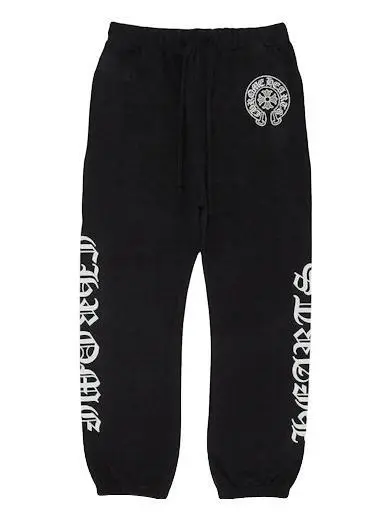 Chrome Hearts Plus Cross All Over Print Sweatpants - Black