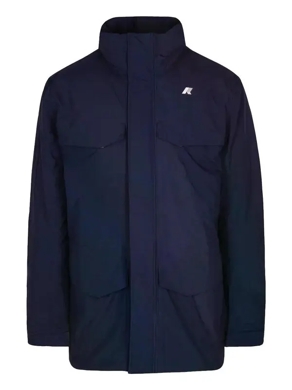 K-WAY Flap-pocket Zip-fastening Jacket - Blue
